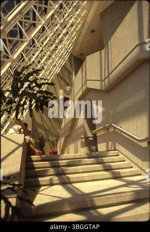 An interior view of the atrium at the Ohio Center, which opened on ...