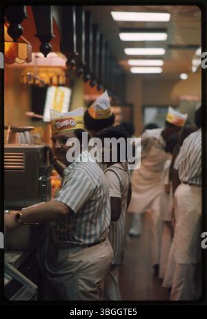 An interior view of a Wendy's Old Fashioned Hamburger restaurant in ...
