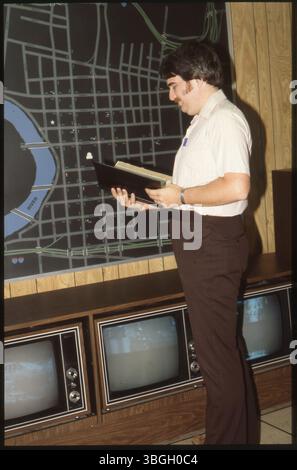 The staff at the control office, the department for traffic with abroad ...