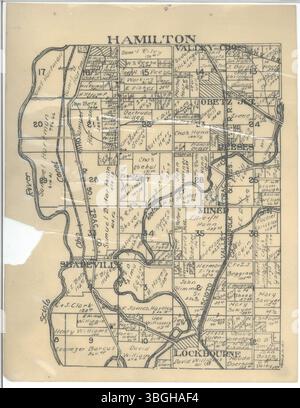 This page from the 1919 Franklin County Township Tax Maps shows land ...