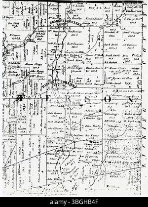 This 1883 property ownership plat map of Pleasant Township, Franklin ...