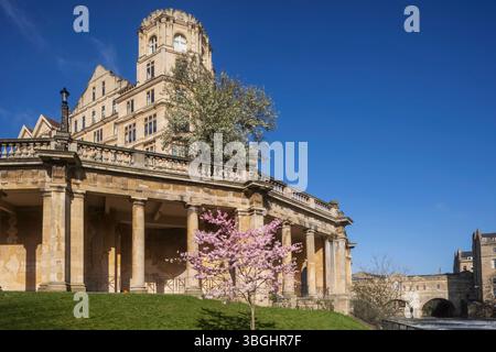 Parade Gardens in Bath, Somerset in the United Kingdom, London Stock ...