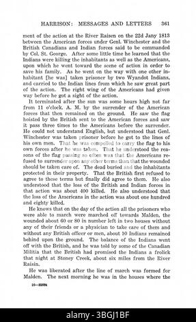 This page from the 1922 edition of William Henry Harrison’s messages ...