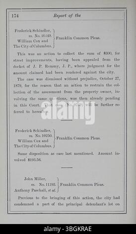 The 1879-80 City of Columbus Annual Report contains reports from ...