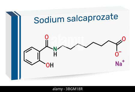 Sodium salcaprozate, SNAC molecule. Absorption enhancer for oral ...