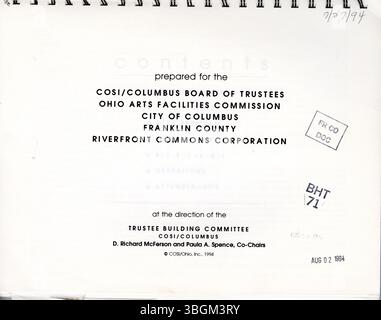 The 1994 COSI Development Plan outlines the move of Ohio's 21st Century ...