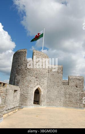 The Great Hall Caerphilly castle Wales UK Stock Photo - Alamy