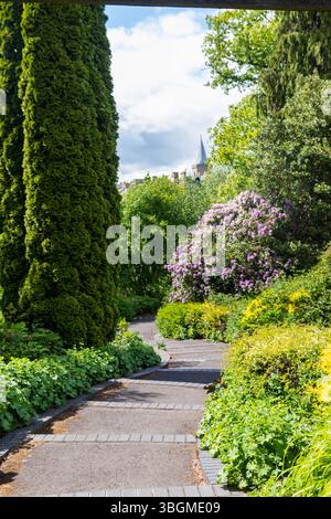 Gardens In Bloom, Landscape Design elements. Flower garden. Landscaping ...