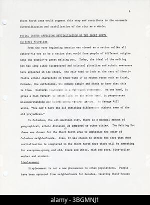 The June 18, 1985, meeting minutes of the Franklinton Area Commission ...
