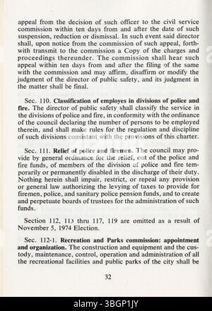 The Charter of the City of Columbus, established on May 5, 1914, and ...