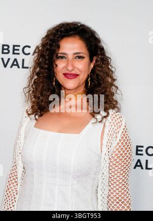Hanan Motawie on the red carpet during the Happy Birthday Tribeca Film ...