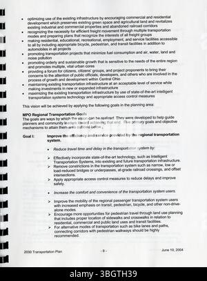 The 2030 Regional Transportation Plan outlines safety measures, funding ...