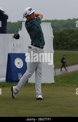 Caledon, Canada. 05th June, 2025. Jesper Svensson, centre, jumps to ...