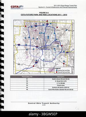 The short-range transit plan for COTA, covering 2011-2015, focuses on ...