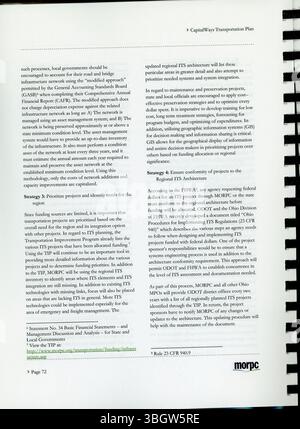 The 2030 Regional Transportation Plan, produced by MORPC, includes ...