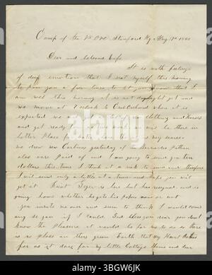 William McKnight wrote this letter to his wife Samaria McKnight on ...