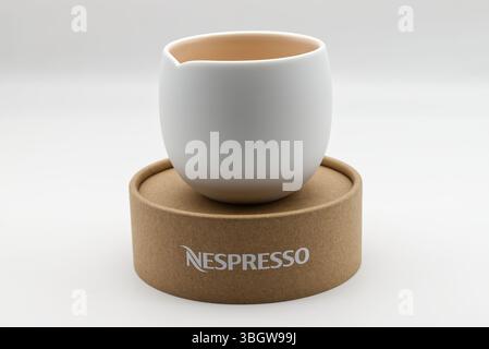 Nespresso origin collection lungo set isolated on white background ...