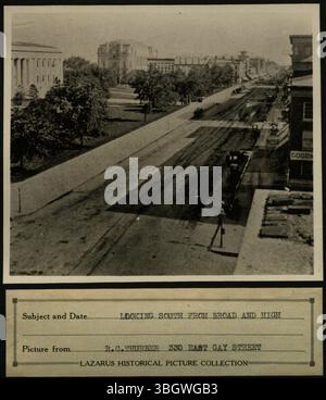 This 1898 photograph shows South High Street at State Street with the ...
