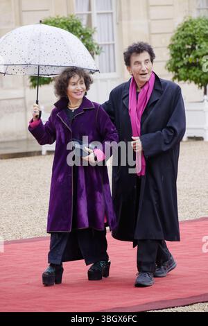 France's President Emmanuel Macron attends a conference at the ...