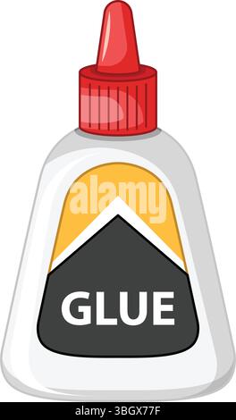glue bottle school supply Stock Vector Image & Art - Alamy
