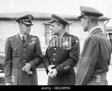 Gen Hoyt Vandenberg (left) - United States Chief of Staff is received ...