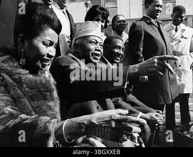 Philibert Tsiranana - President of Madagascar (left) with Premier ...