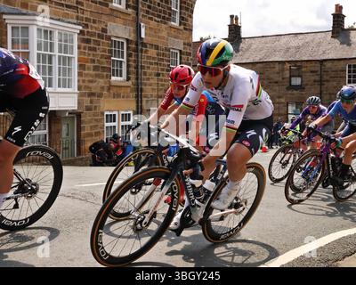 Kimberley Le Court of AG Insurance - Soudal Team celebrates finishing ...