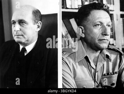 JUDGE MOSHE LANDAU AT NAZI ADOLF EICHMANN TRIAL IN JERUSALEM 15 ...