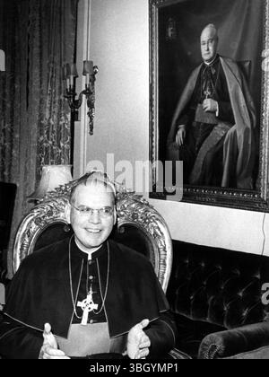Cardinal Terence Cooke, Archbishop of New York, lying in Repose during ...