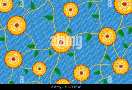 African Wax Print fabric, Ethnic handmade ornament for your design ...