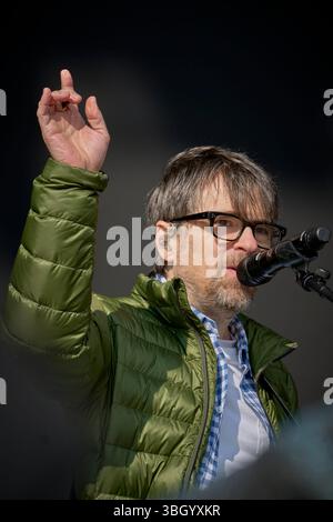 06 June 2025, Rhineland-Palatinate, Nürburg: The photo shows the back ...