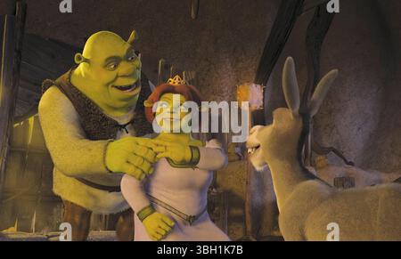 Film Still / Publicity Still from "Shrek" Shrek, Donkey, Princess Fiona ...