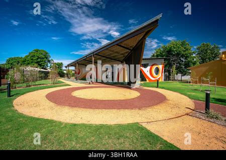 St George, QLD, Australia - Aboriginal cultural community centre Stock ...