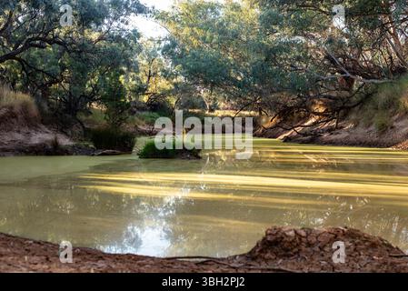 Bulloo river at Quilpie Stock Photo - Alamy
