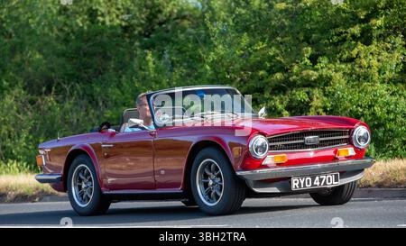 1970 Triumph TR6 classic British sports car Stock Photo - Alamy