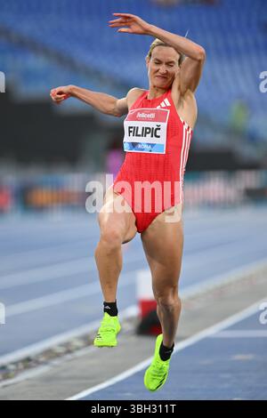 Neja FILIPIC (SLO) competes in the Triple Jump Women during the IAAF ...