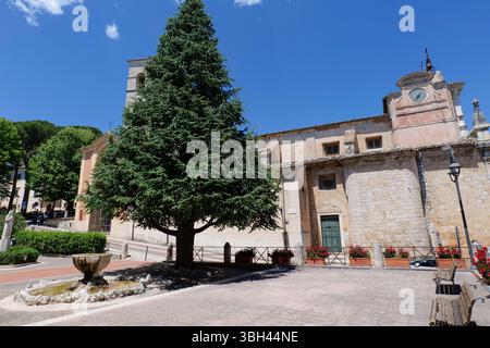 veroli medieval village lazio frosinone huge valley landscape panorama ...