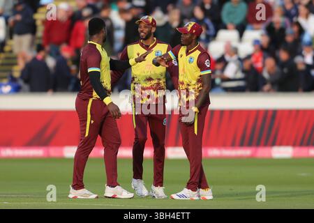 England celebrate after running out India's Ishan Kishan during the 1st ...