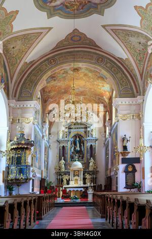 The interior of the Immaculate Conception Parish Church in Pandi ...