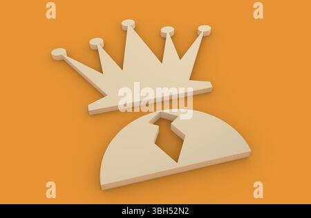 Business queen. Businessman with hat as chess queen. Leader, success ...