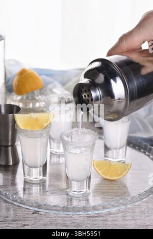 Freshly squeezed lemon juice paired with vodka offers a sophisticated ...