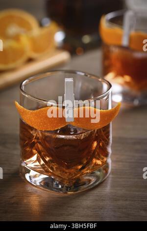 The Sharpie Mustache is a cocktail that's easy to make with equal parts ...