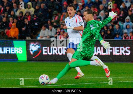 Orjan Nyland (Norway) during Qualifiers - Italy vs Norway, FIFA World ...