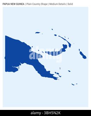 Papua New Guinea political map of administrative divisions Stock Vector ...