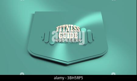 Fitness guide text. Creative Typography Poster Concept. Letters and oil ...