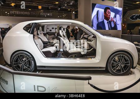 FRANKFURT - SEPT 2015: Yanfeng ID16 concept car prototype presented at ...
