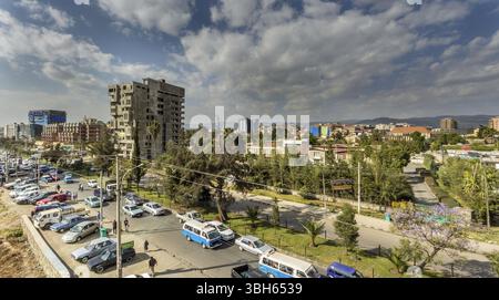 The neighborhoods of bole area of the capital city of Ethiopia, Addis ...