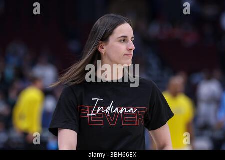 Chicago, USA, June 7, 2025: Caitlin Clark (22 Indiana Fever) signs ...