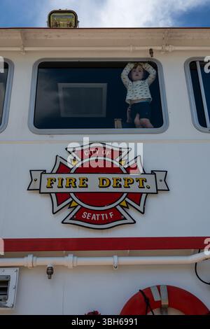 Seattle, USA. 7th Jun 2025. The Seattle Fire Department holds Fire Day ...