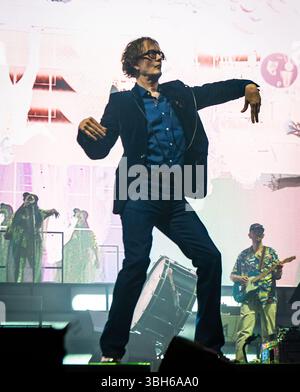 Glasgow UK, 7th June 2025, Pulp live at the OVO Hydro. credit Stephen ...